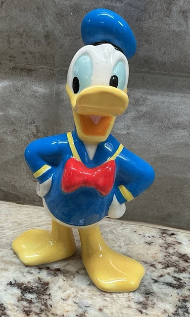 VINTAGE DONALD DUCK With Hands At Side Porcelain Rare 4.25” $13.00 ...