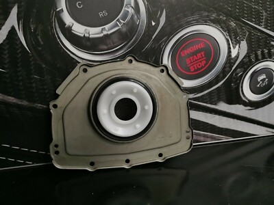 NEW GENUINE MERCEDES-BENZ OM642 Rear Engine Oil Seal and Cover Steel ...