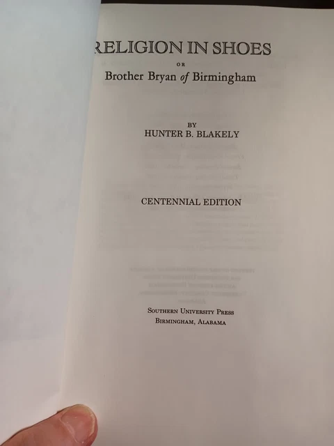 RELIGION IN SCHUHEN von Hunter B. Blakely Bruder Bryan von Birmingham ...