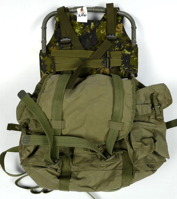CANADIAN ARMY 64P Pattern Rucksack + Frame - New - 1290F25 $399.00 ...