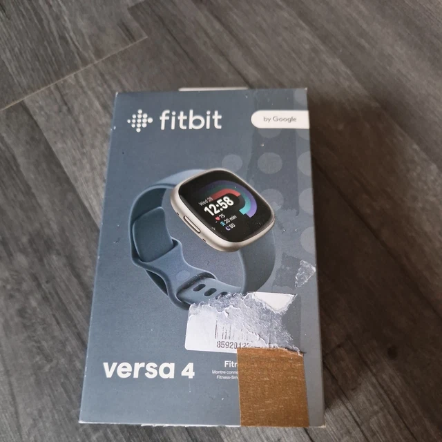 FITBIT VERSA 4 Smartwatch Waterfall Blue Fitness Tracker GPS for ...
