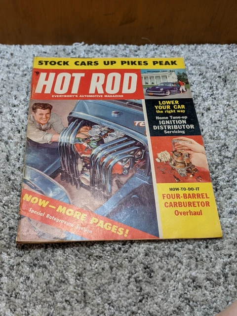 VINTAGE BACK ISSUE HOT ROD Magazine September 1957 $6.52 - PicClick CA