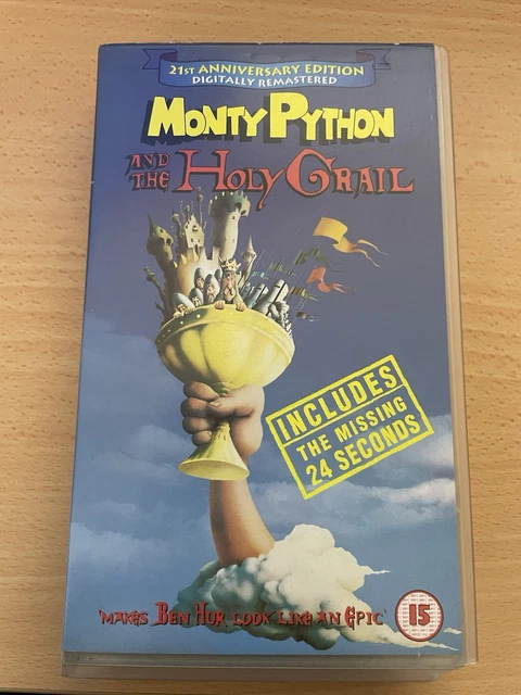 MONTY PYTHON AND the Holy Grail VHS Video Tape 21st Anniversary Edition ...