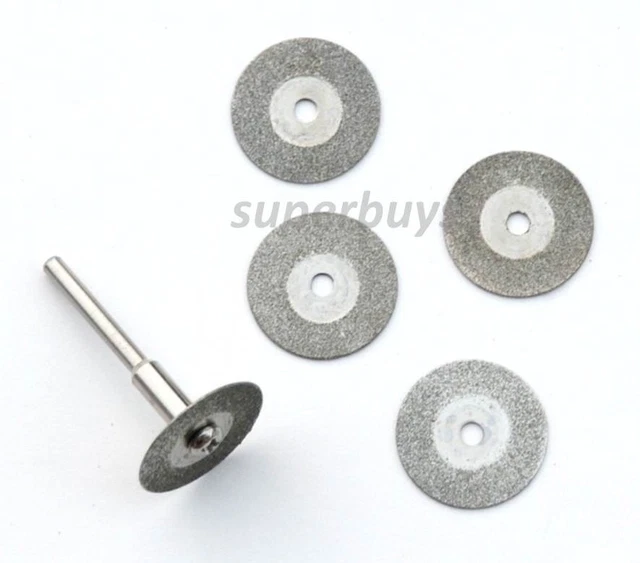 6PCS 20MM ABRASIVE Emery Diamond Cutting Grinding For Dremel Wheel ...