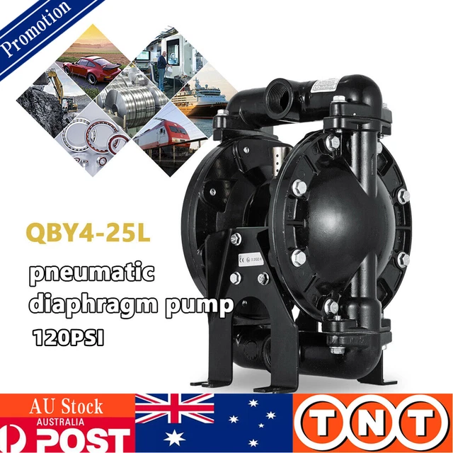 PNEUMATIC DIAPHRAGM PUMP Air-Operating Transfer Double Diaphragm Pump 120PSI $218.50 - PicClick AU
