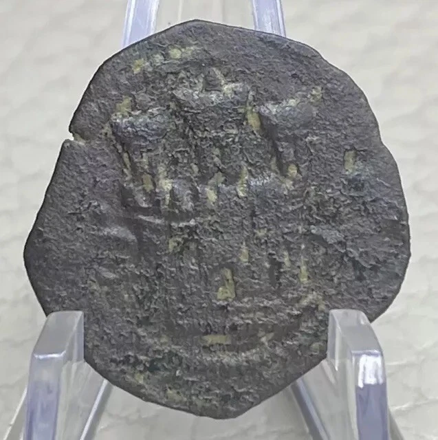 1580-1591 SPANISH COIN 450 Years Old 2 Maravedis King Philip II ...