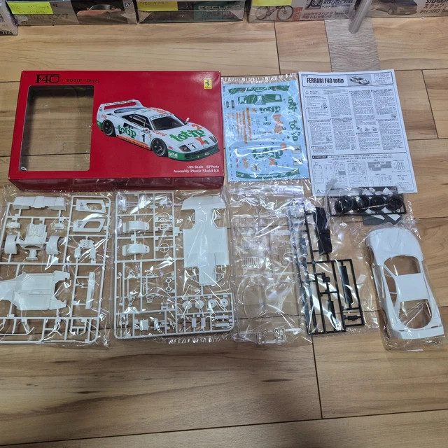 FUJIMI FERRARI F40 totip Plastikmodellbausatz im Maßstab 1:24 aus Japan ...