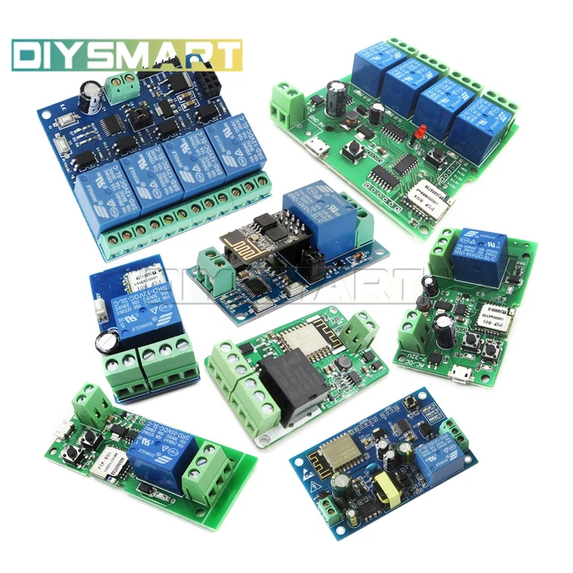 Wifi Relay Module Switch Remote Control Smart Home Esp8266 Relay Module