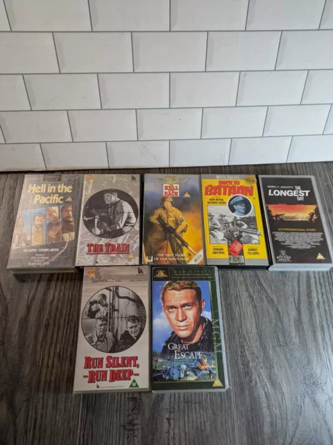 WORLD WAR TWO VHS Video Tape Movie Bundle PAL X7 £14.00 - PicClick UK