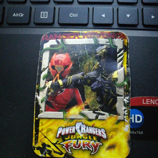 POWER RANGERS JUNGLE Fury - Dark Alliance - Playing Card £2.27 ...