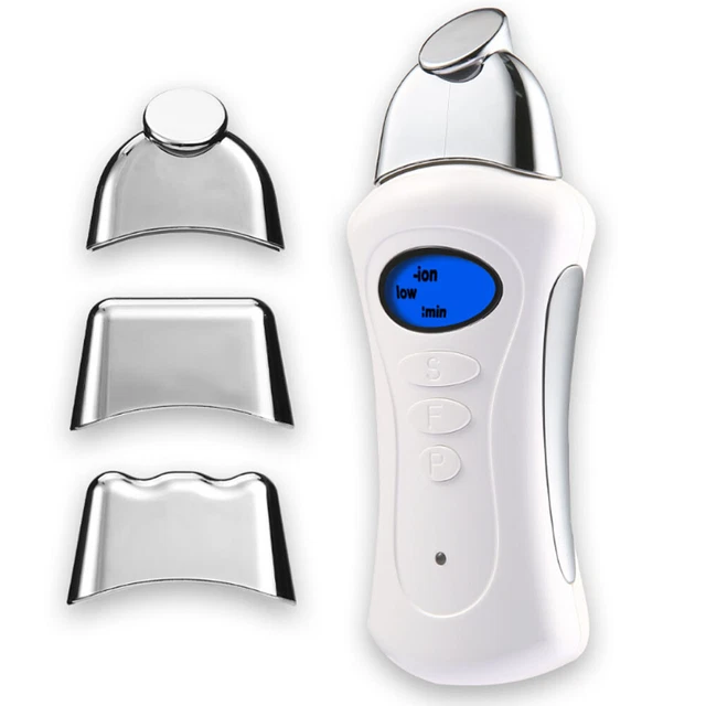 3IN1 GALVANIC SPA Skin Facial Massager Beauty Machine Wrinkle Remove ...