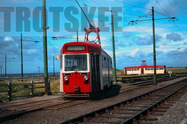 35MM SLIDE BLACKPOOL Transport Single Decker Tram Strassenbahn 5 c1979 Original £3.99 - PicClick UK