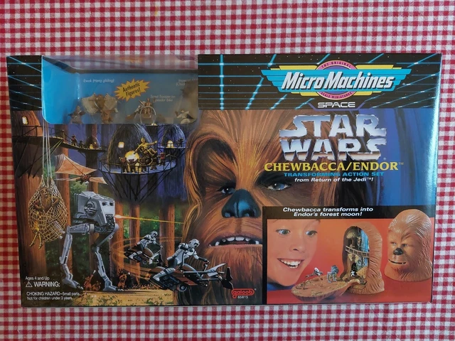 GALOOB 1995 STAR Wars Micro Machines Chewbacca/Endor Transforming ...