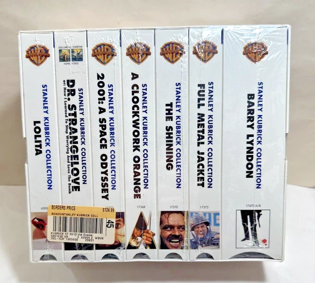 STANLEY KUBRICK COLLECTION VHS - 7 Film Box Set - Vintage 1999 - SEALED £116.96 - PicClick UK