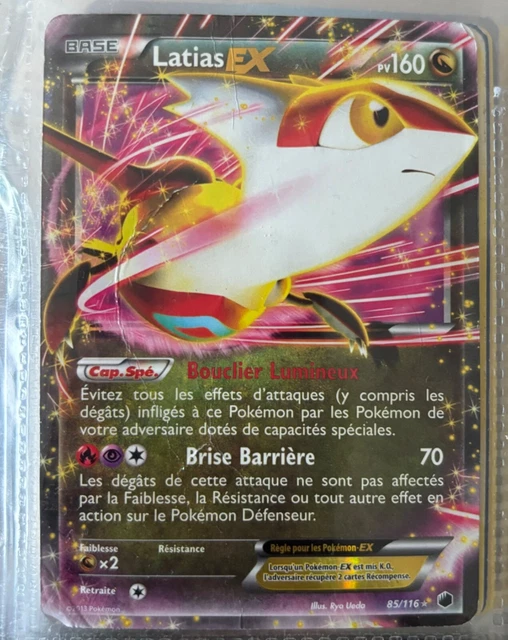 CARTE POKEMON LATIAS EX 85/116 - Glaciation Plasma FR EUR 15,00 - PicClick FR