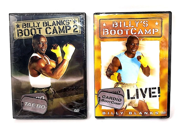 LOT OF 2 Billy Blanks - Billys Boot Camp Live: Cardio - Boot Camp 2 Tae ...