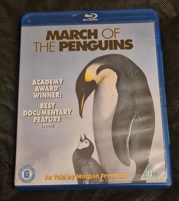 MARCH OF THE Penguins BLU-RAY DISC French Nature Documentary (Morgan ...