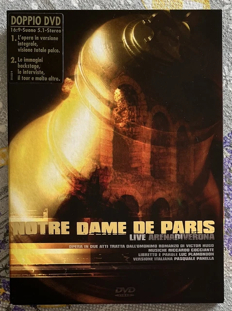 R. COCCIANTE PLAMONDON Panella 2 Dvd "Notre Dame De Paris Live Arena Di ...