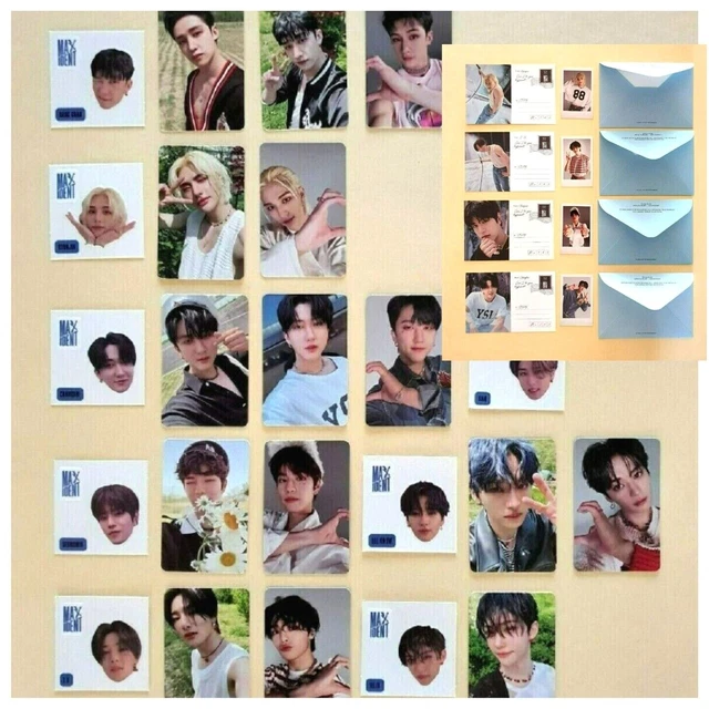 STRAY KIDS 7TH Mini Album Maxident Official Photocard Face Sticker ...
