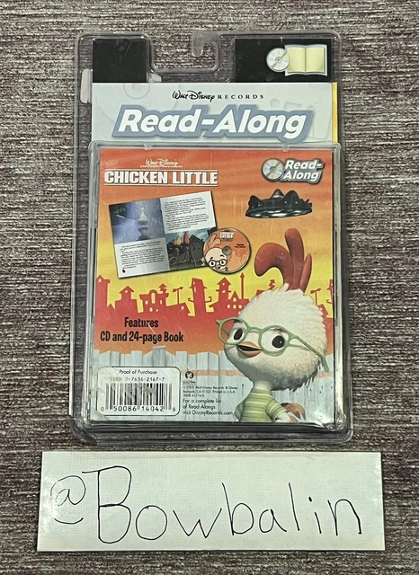 CHICKEN LITTLE READ-ALONG ( CD & 24-Page Disney Book , 2005 ) Brand New ...