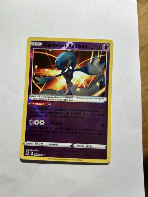 CARTE POKÉMON GARDEVOIR Radieux 069/196 EB11 Origine Perdue Neuf FR EUR 3,00 - PicClick FR
