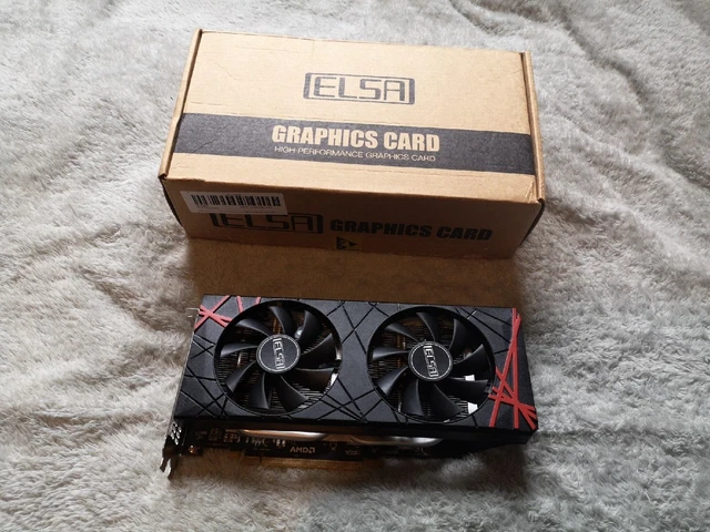 ELSA RX 580 2048SP Graphics card 8GB GDDR5 £79.99 - PicClick UK