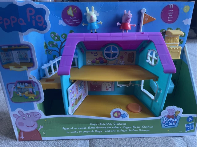 PEPPA PIG PEPPA’S Kids Only Clubhouse New In Box With Characters And ...
