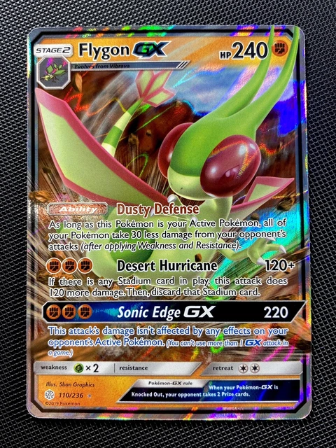 FLYGON GX 110/236 - Cosmic Eclipse - Ultra Rare - Pokemon Card EUR 3,61 ...