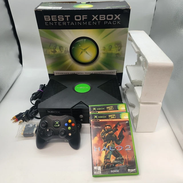 MICROSOFT XBOX ORIGINAL Console Entertainment Pack Boxed Complete $499. ...
