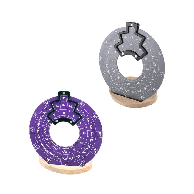 MELODY CHORDS TOOL Circle of Fifths Chords Wheel for Notes Chords ...