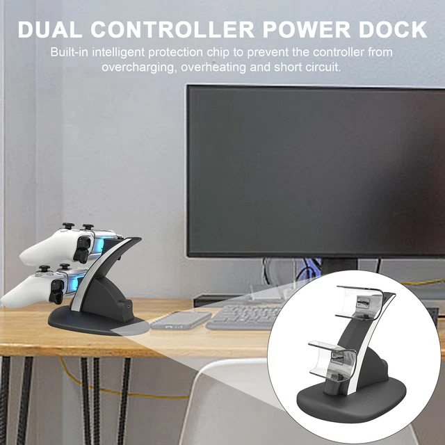 GAME-CONTROLLER-STAZIONE DI RICARICA per controller fast dock con led ...