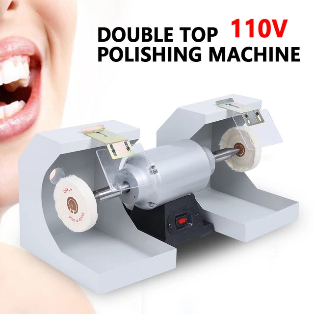 DENTAL POLISHING LATHE Machine Polish Grinder Lab Equipment Polisher ...