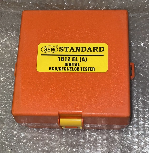 SEW STANDARD 1812EL-A Digital Rcd/Gfci/Elcb Tester Insulation Tester £ ...