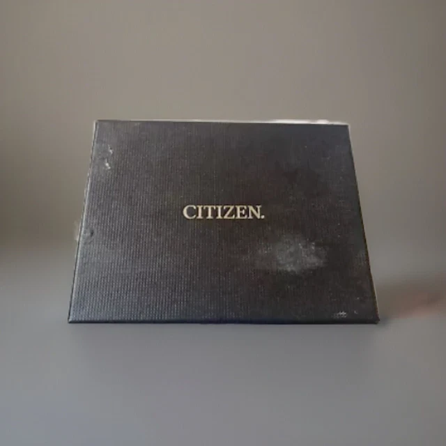 CITIZEN ECO DRIVE Chronograph Wrist Watch Presentation Box With Manual ...