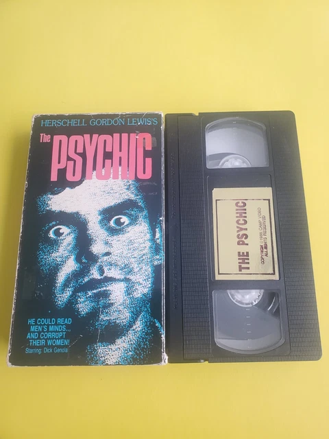 THE PSYCHIC 1968/1987 release VHS Rare Horror HTF Herschell Gordon ...