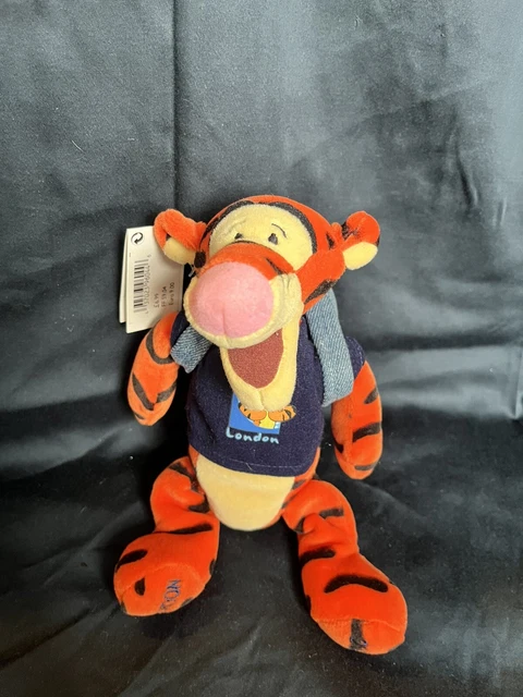DISNEY STORE WINNIE The Pooh Tigger Plush Soft Toy 9” London Tigger ...
