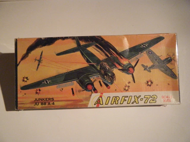 RARE SEALED CLASSIC 1960-64 AIRFIX 1/72 WW II German JUNKERS Ju.88A-4 Bomber EUR 17,45 - PicClick FR