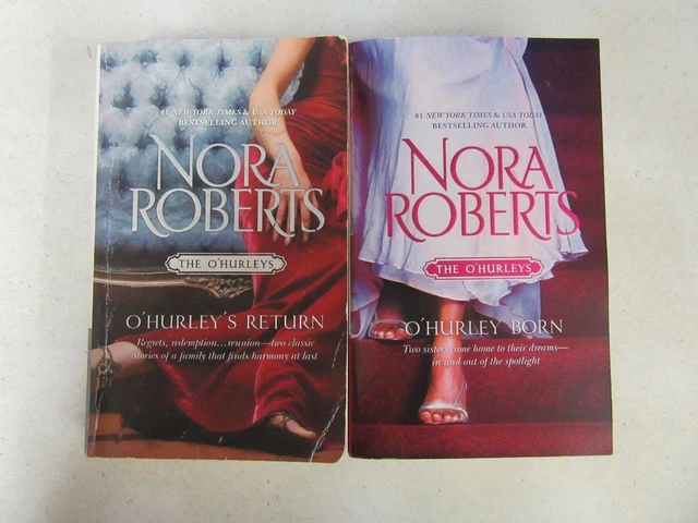 ENSEMBLE COMPLET (2) livres romantiques NORA ROBERTS série O'HURLEYS ...