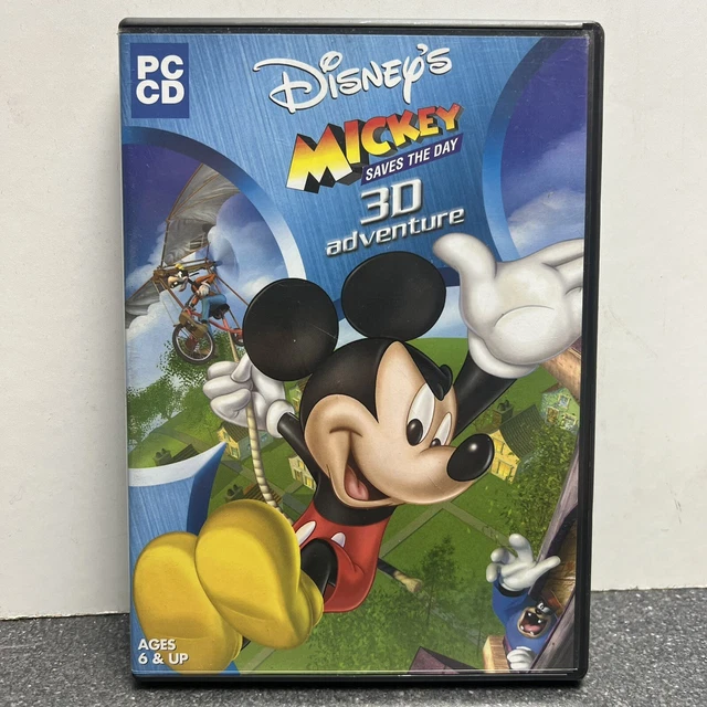 DISNEY'S MICKEY SAVES the Day 3D Adventure Windows CD-ROM Windows 95/ ...