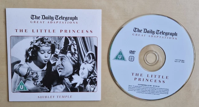 THE LITTLE PRINCESS Dvd Promo Shirley Temple £2.18 - PicClick UK