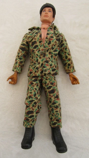 ORIGINAL VINTAGE 1964 Action Man Dark Hair in uniform ( 03 ) £25.03 ...