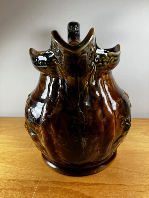 ARTHUR WOOD 1920S English Gladiator Pottery brown glaze pitcher jug ...