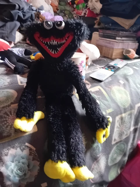 POPPY PLAYTIME HUGGY Wuggy Black Plush, Medium Soft Toy £9.73 - PicClick UK