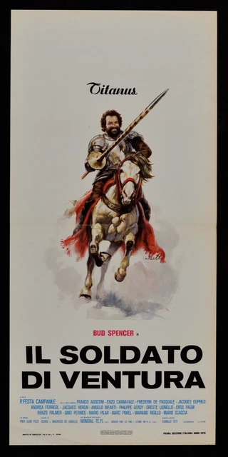 AFFICHE IL SOLDAT De Ventura Bud Spencer Agostini Cain Duphilo B15 EUR ...