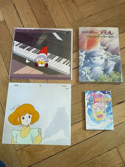 ANIME CEL MEMOLE Dolce Tongari Boshi no Memoru hat art book Little ...