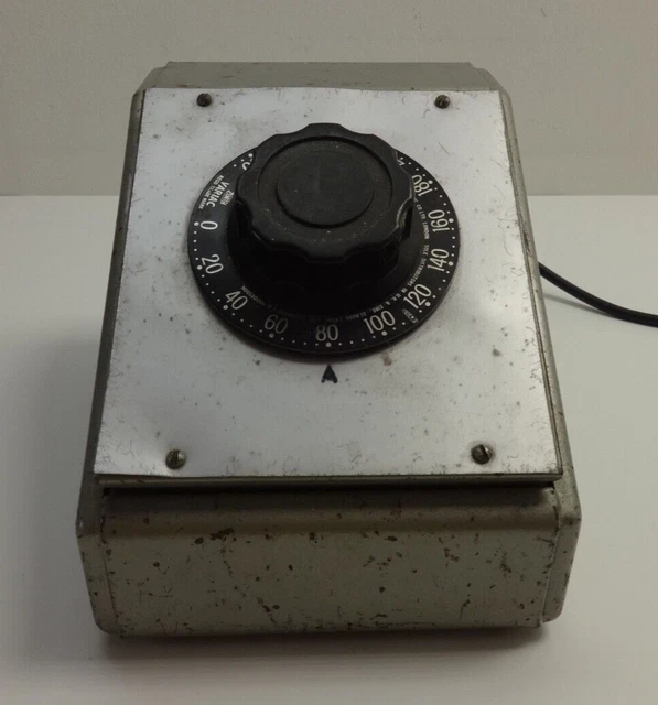 VINTAGE ZENITH VARIAC Variable Transformer English Electrical Testing ...