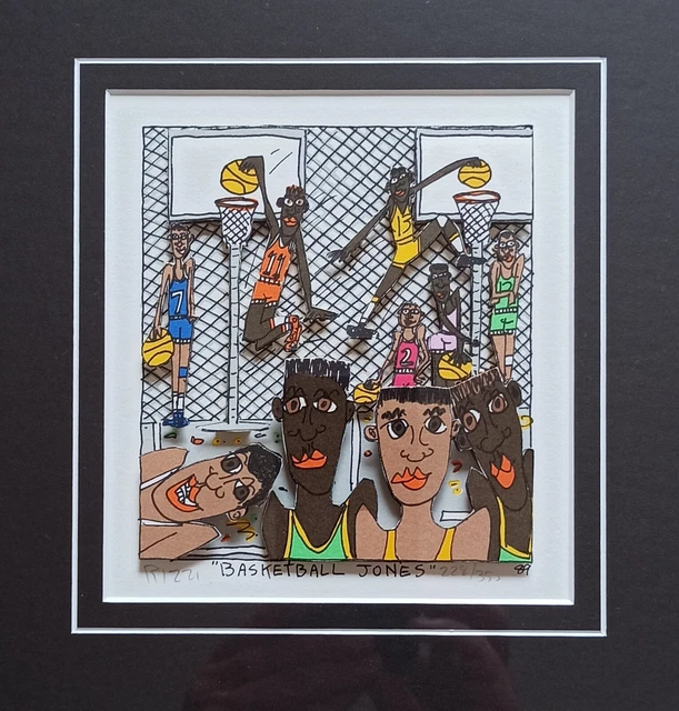 3D JAMES RIZZI: "Basketball Jones" 1989 | handsigniert u. nummeriert ...