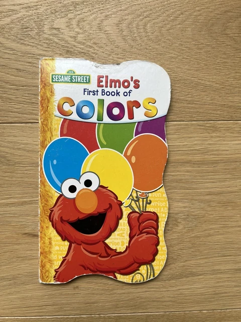 123 SESAME STREET Elmo‘s First Book of Colors US Children book ...
