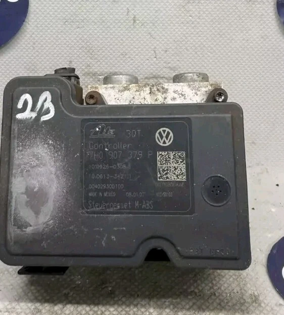 VW TRANSPORTER T5 2006-2009 Abs Pump & Control Module Ecu 7H0614117 ...