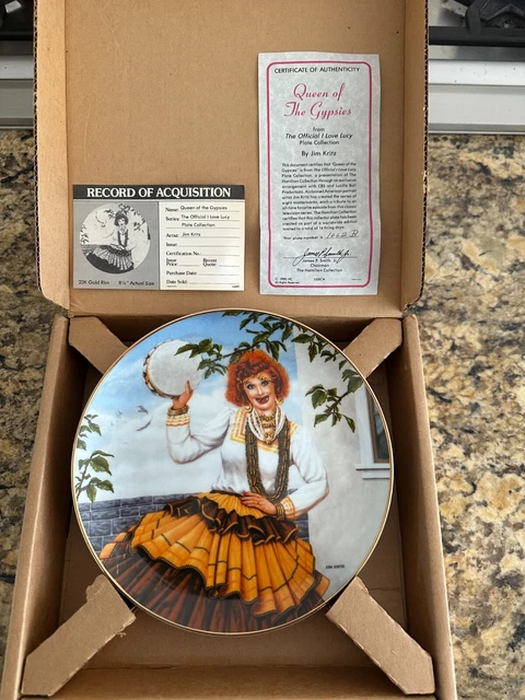 I LOVE LUCY "Queen of the Gypsies" Collector Plate (perfect) $20.00 ...